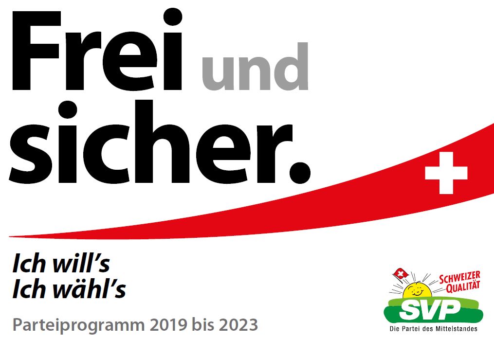 SVP Schlieren - Parteiprogramm